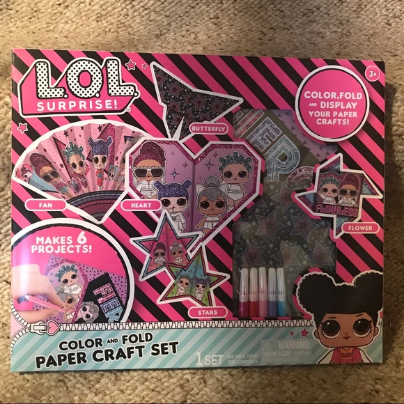 L.O.L. Surprise! | Toys | Lol Surprise Color Fold Paper Craft Set ...